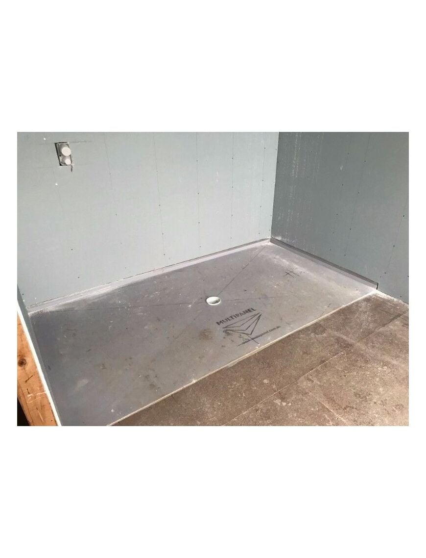 Multipanel Shower Base Centre Waste Kit 1200mm X 900mm X 25mm - TradieCart